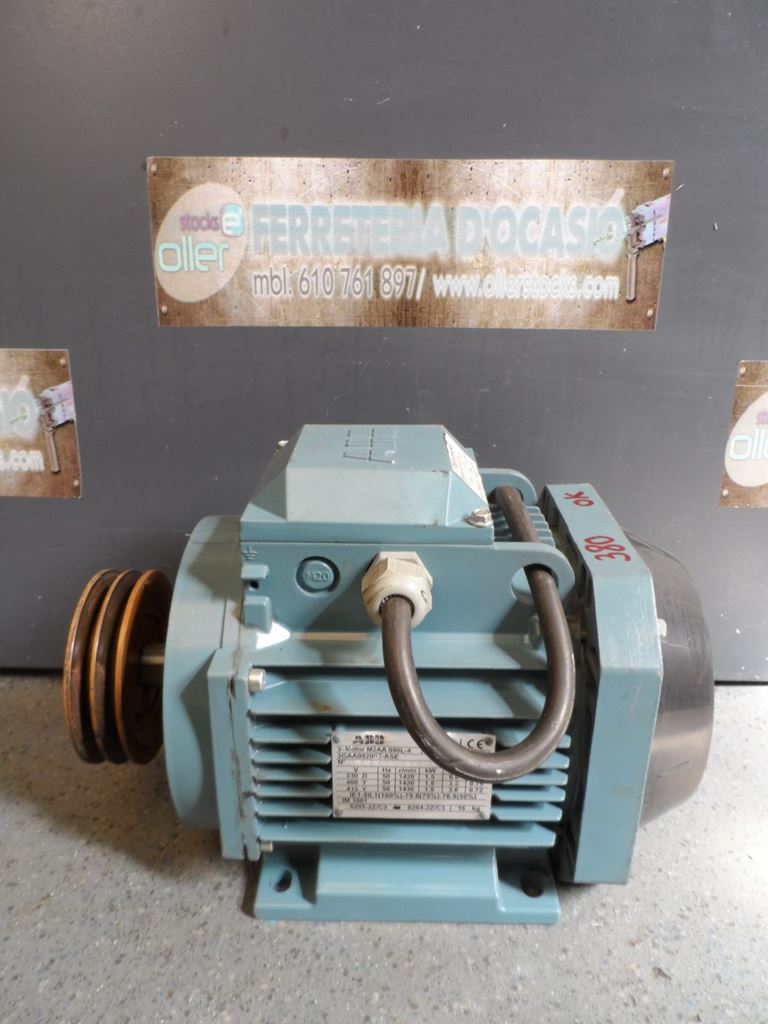 MOTOR TRIFASICO ABB M2AA 090 L-4 1.5KW - Oller Stocks