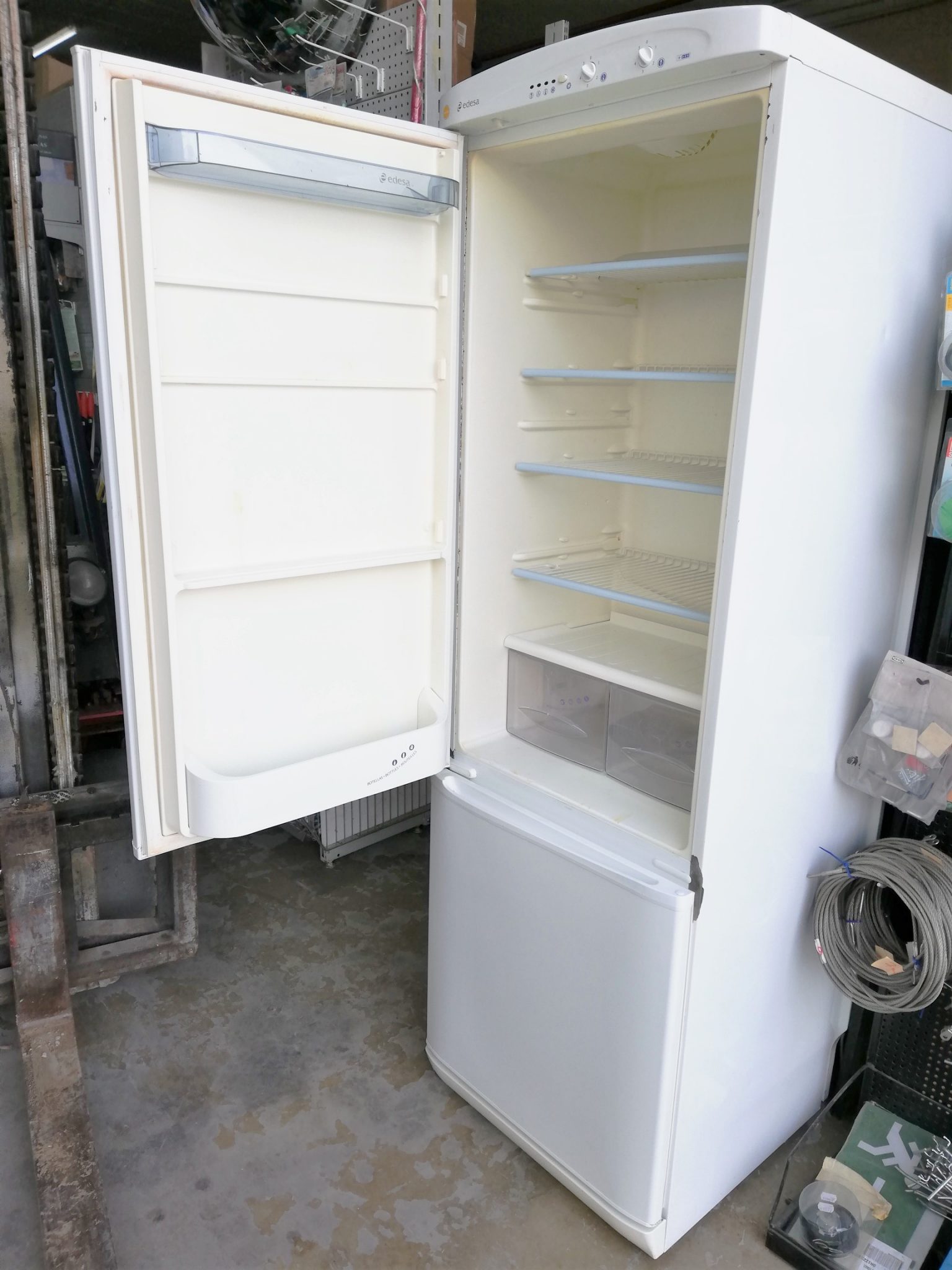 FRIGORÍFICO COMBI EDESA PRACTICA GLASS - Oller Stocks