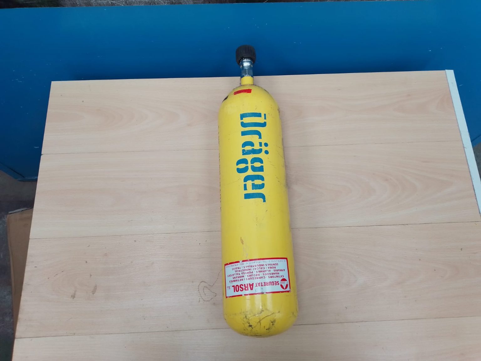 BOTELLA AIRE COMPRIMIDO DRÄGER 7L 200 BAR - Oller Stocks