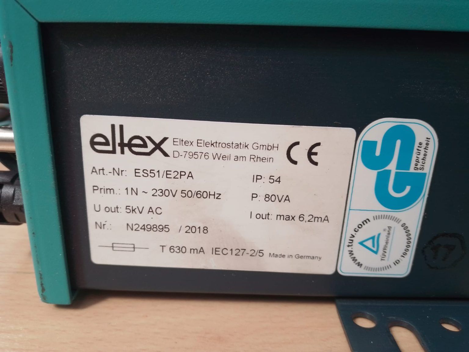 FUENTE DE ALIMENTACIÓN ALTA TENSIÓN ELLEX ES51 - Oller Stocks