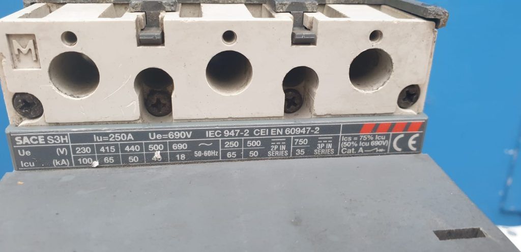 ABB SACE S3H INTERRUPTOR DE CIRCUITO 3 POLOS - Oller Stocks