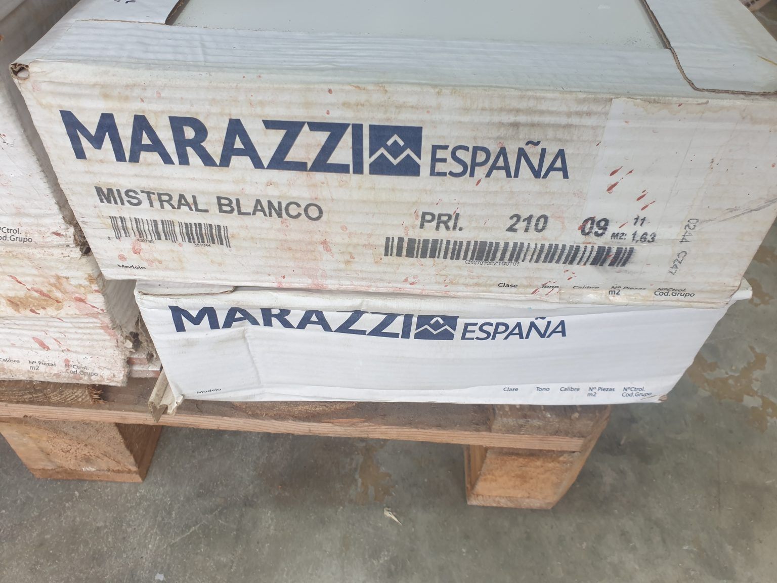 LOTE BALDOSAS MARAZZI MISTRAL BLANCO - Oller Stocks
