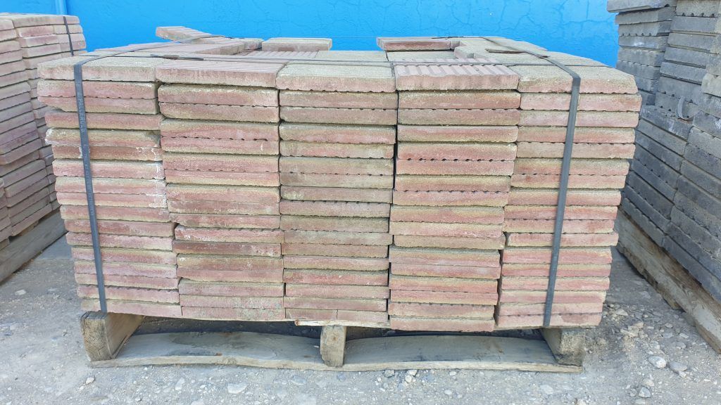 LOSA ADOQUIN CUADRADA RANURADA CEMENTO 20x20x2,5CM - Oller Stocks