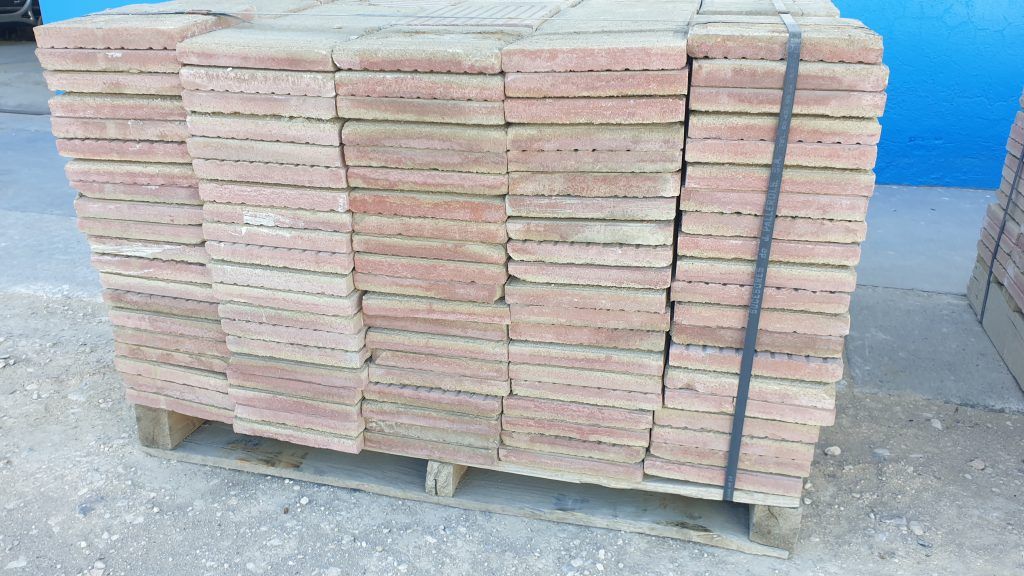 LOSA ADOQUIN CUADRADA RANURADA CEMENTO 20x20x2,5CM - Oller Stocks