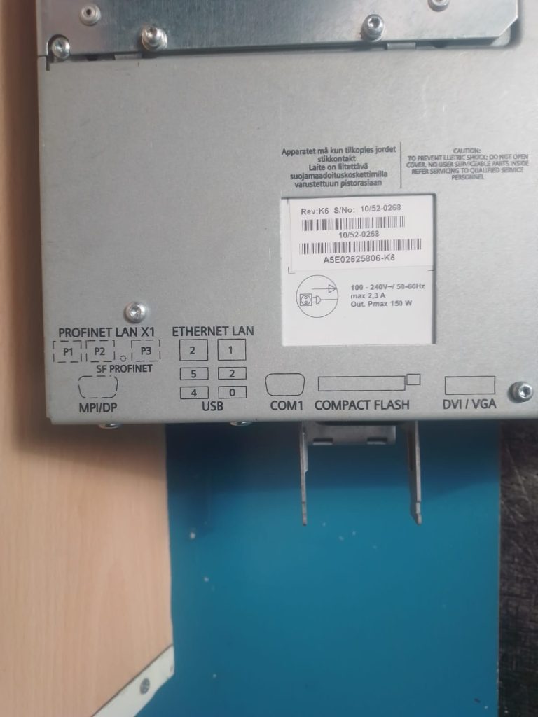 SIEMENS SIMATIC BOX PC 627B (AC) - 6ES7647-6BA10-0XF0 - Oller Stocks