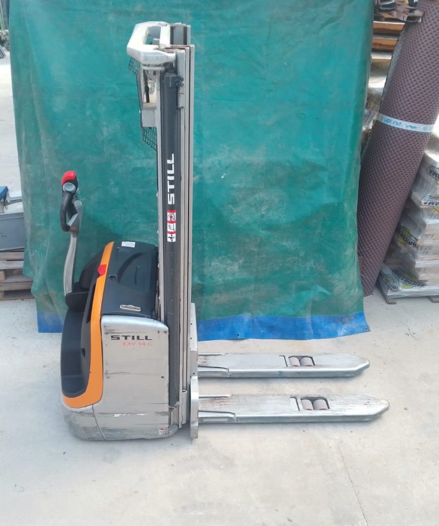 TRANSPALETA ELÉCTRICA JUNGHEINRICH DE TIJERA ELÉCTRICA 1.000KG - Oller Stocks