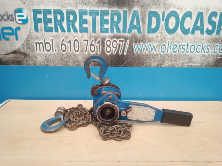 POLIPASTO MONOFÁSICO CABRESANTE Y GRÚA - Oller Stocks