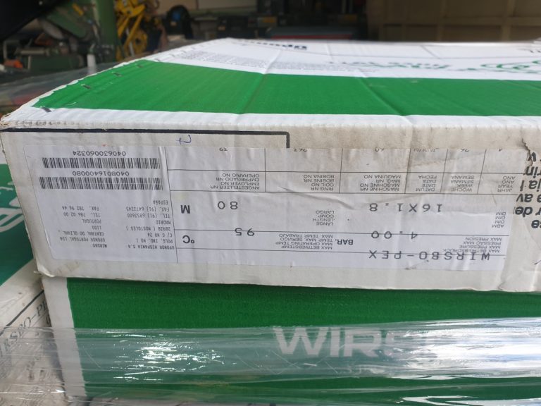 TUBO WIRSBO rollo 80M 16x1.8 UPONOR - Oller Stocks